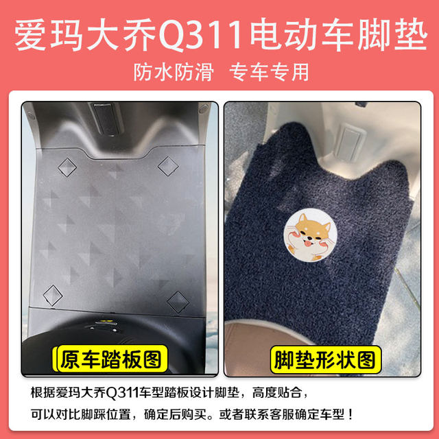 Emma Daqiao Q311 Electric Vehicle Foot Mats AM500DQT-51/30D Battery ...