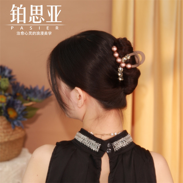 Platinum Fashion Zhuzhu Hair Female Bargaining Following Cavination Simple Flat -to -Atmospheric ...