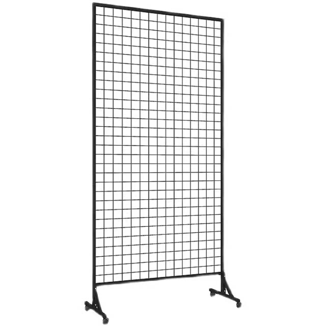 Folding grid display rack kindergarten painting exhibition calligraphy ...