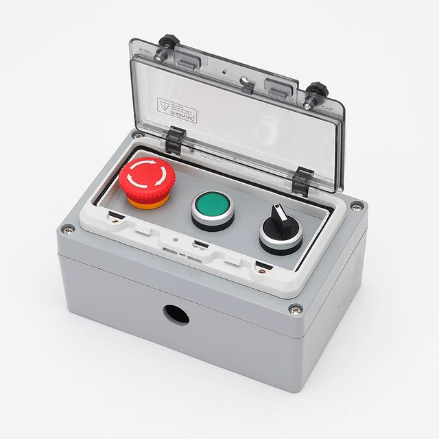 Cast aluminum outdoor waterproof button control box switch box ...