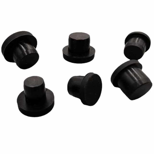 Round Solid Rubber Seal Hole Plugs High Temperature Resistan