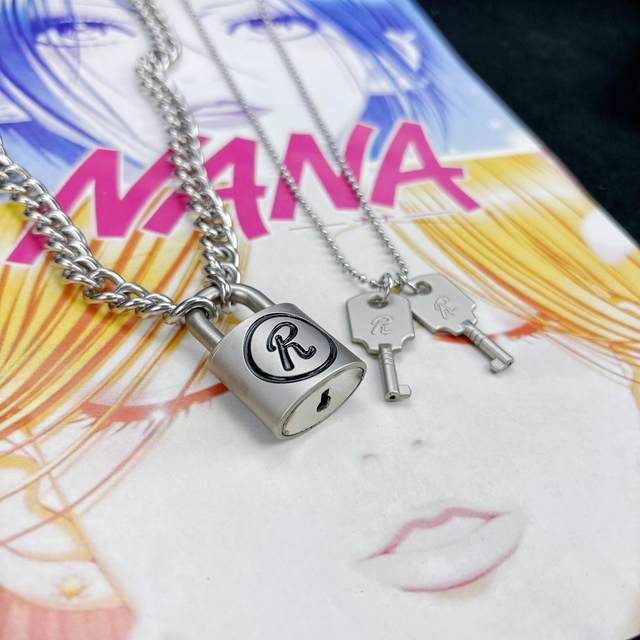 Can open the original Nanjing lock necklace nana fashion punk lock R ...