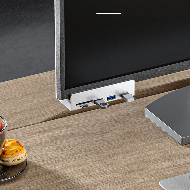 USB3.0 aluminum alloy extender desktop computer hub multi-functional ...