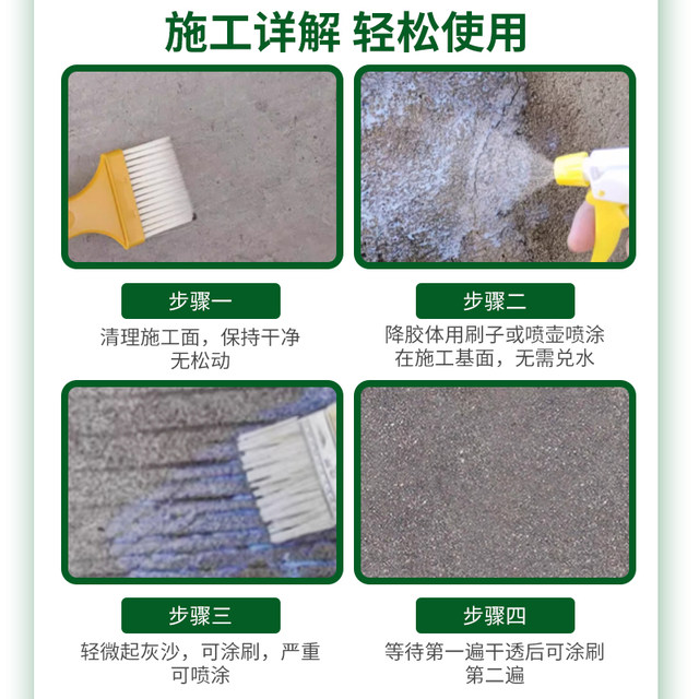 Sand fixing agent Cement concrete reinforcement Sand lifting treatment ...