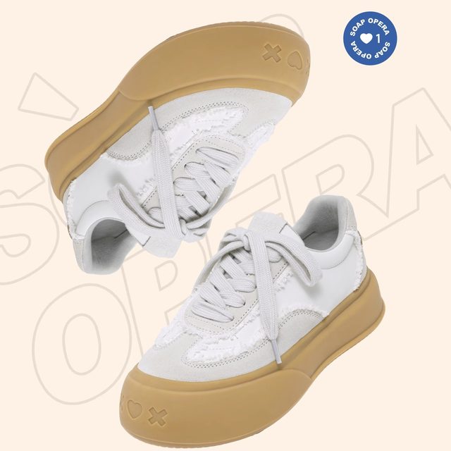SOAP OPERA classic raw rubber bubble shoes thick-soled casual 2024 new ...