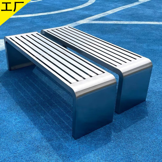 Stainless steel park chairs outdoor benches community benches shopping ...