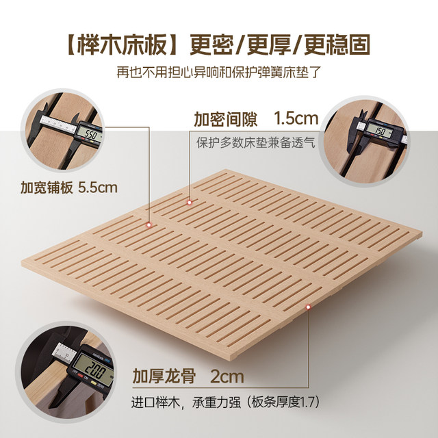 French retro ripples leather bed master bedroom double soft pack solid ...