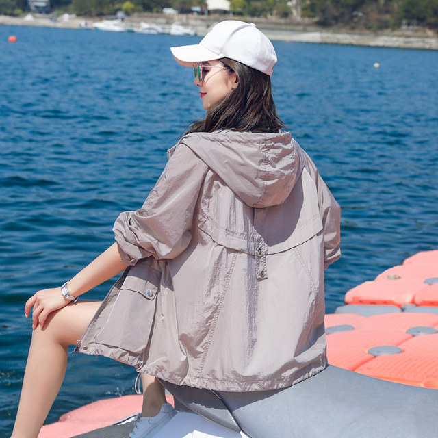 Sunscreen clothes for women 2025 new summer thin thin jacket fat mm ...