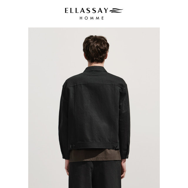 Ellassay Ge Li Thinking Men's New denim sweat absorption import and ...