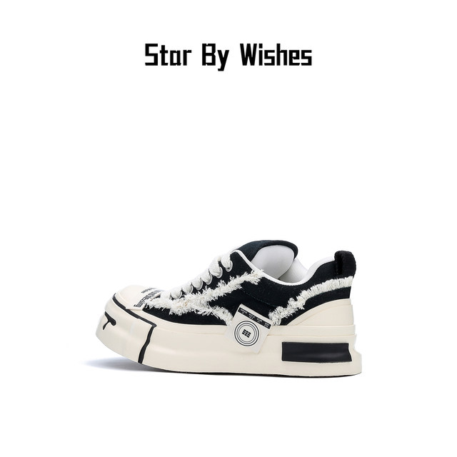 Star By Wishes Patch Shoes Flower Roll Shoes Fashion Bread Shoes Thick ...