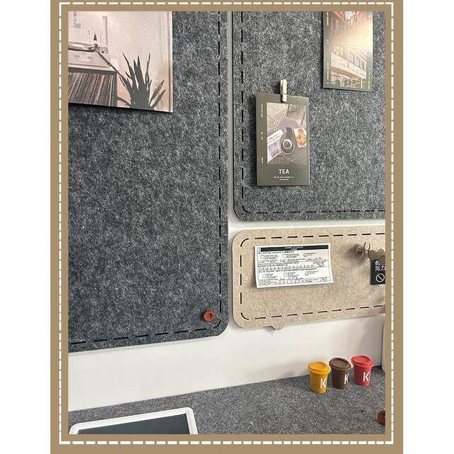 Felt board photo wall beautification wall stickers without punching ...