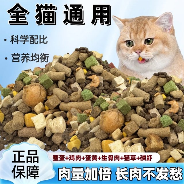 Freeze-dried 10 pairs of cat food fresh meat pigeon formula nutrition ...