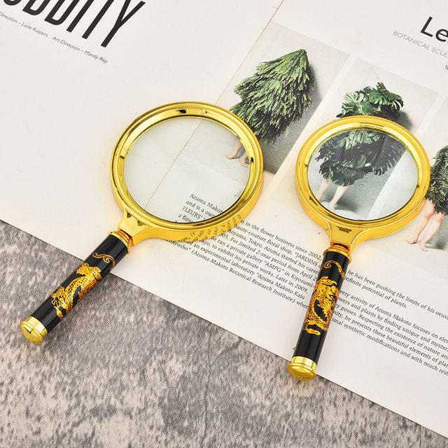 Magnifying glass 100 times high-definition authentic reading for the ...