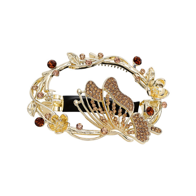 Garland butterfly shadow spring clip back of head Chinese style new ...