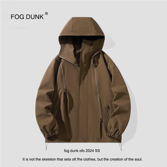 FOG DUNK Spring and Autumn Multi-Pocket Shock Clothes Jacket Men's ...