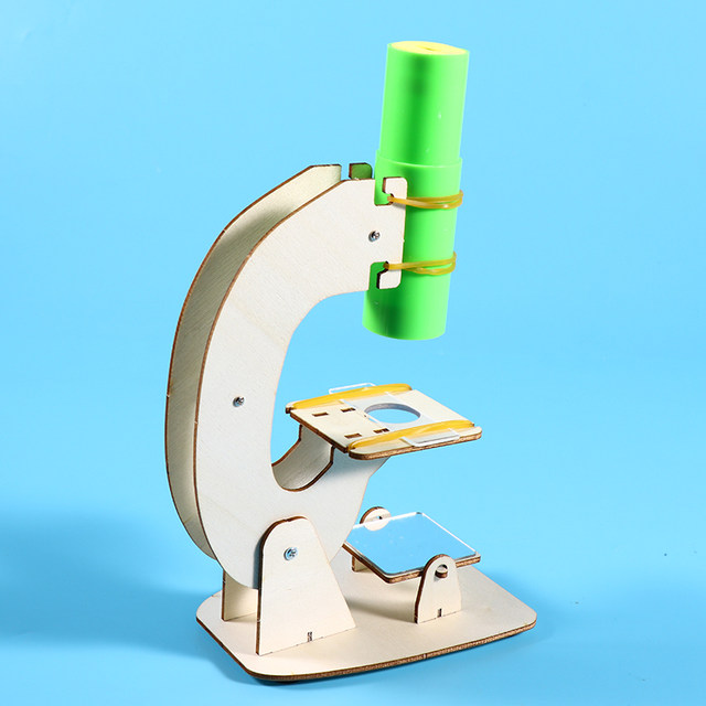 Scientific experiment small set, homemade microscope assembly, handmade ...