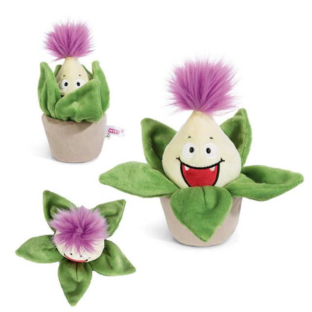 German NICI little monster potted Cordyceps plush doll children's doll ...