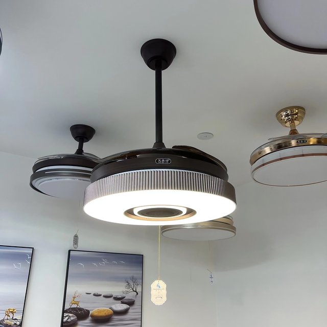 Invisible fan light dining room living room bedroom ceiling fan light ...