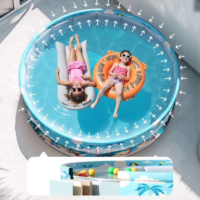Swimming pool children's home use adult baby baby outdoor foldable ...