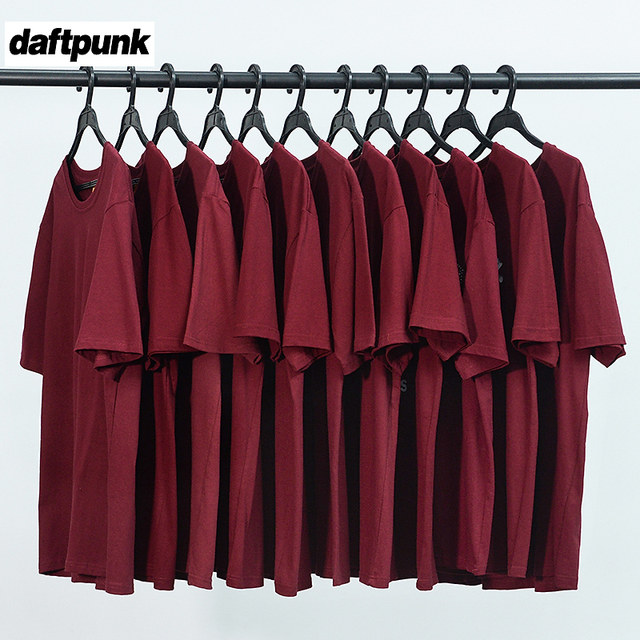 New summer American heavyweight 260g pure cotton short-sleeved T-shirt ...