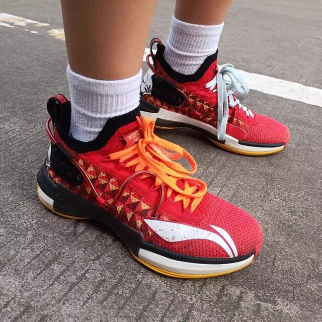 Li Ning basketball shoes men's Blitz 6 wear-resistant 2024 summer low ...