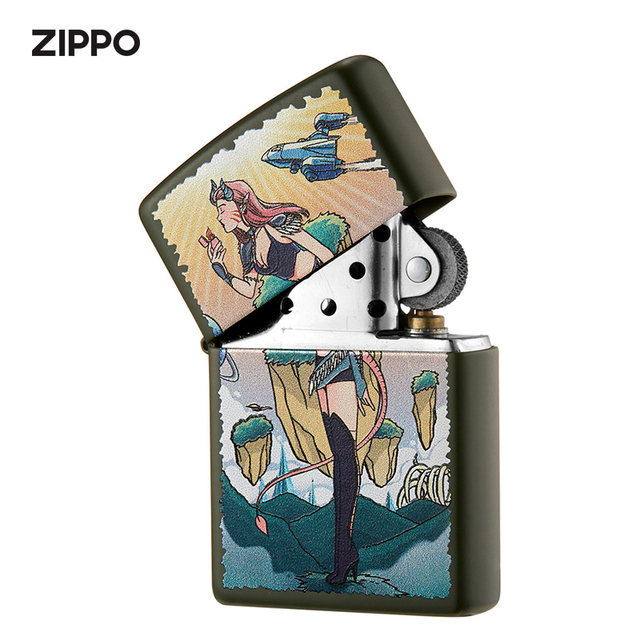 Zippo genuine lighter Wind Girl Series Star Wars Girl Figure Gift Box ...