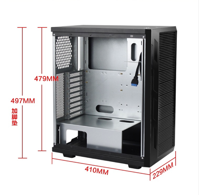 Tower server chassis workstation EATX dual road motherboard supports ...
