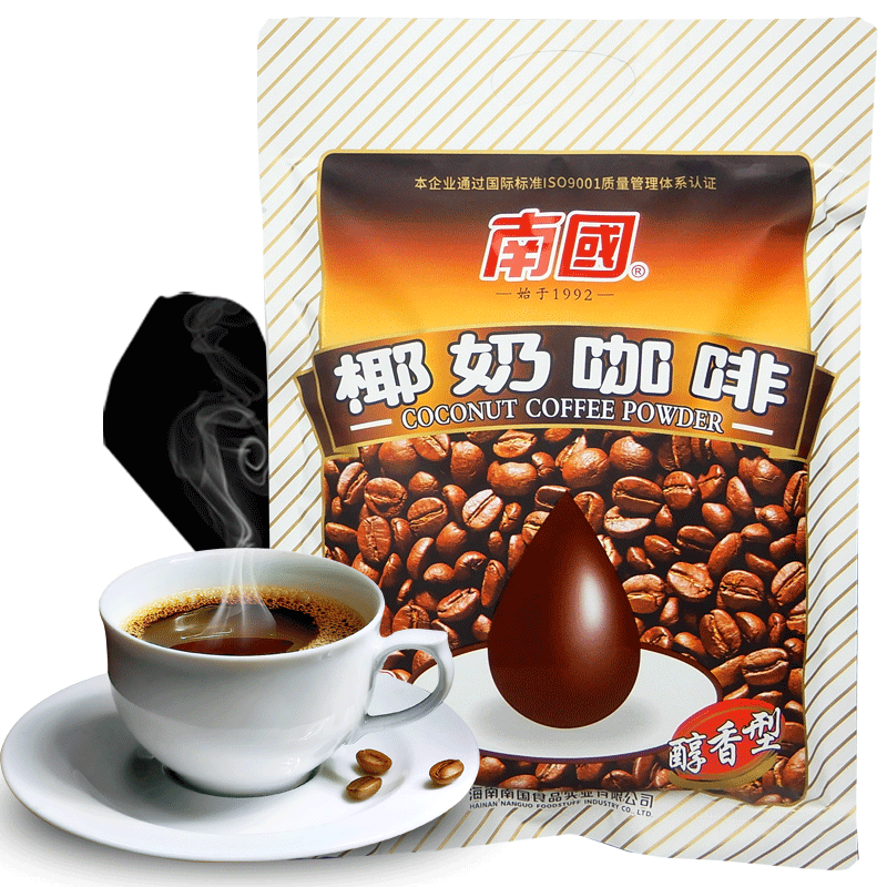 Hainan Specialty South Coconut Coconut Coffee 340g Pug Glycol Fragrant ...