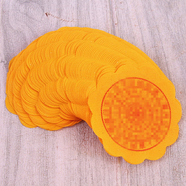 Small trumpet bamboo pulp paper yellow paper burning paper stack 85 pieces