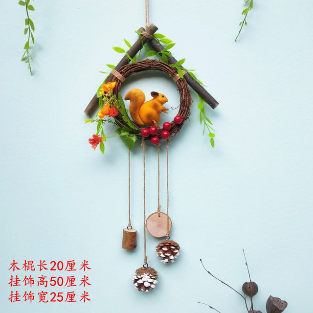Flower ring decorative wall pendant wall wall hanging living room room ...