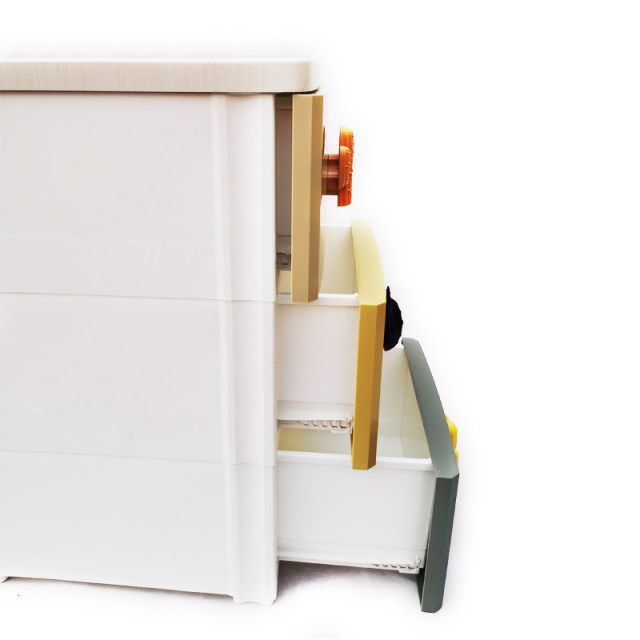 Xiuchuan Children's bedroom plastic drawer storage cabinet thickened ...
