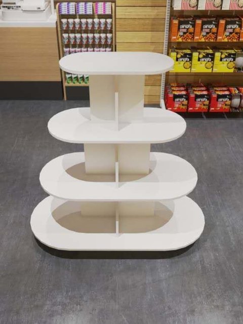 Oval island display rack for mother and baby store island display ...