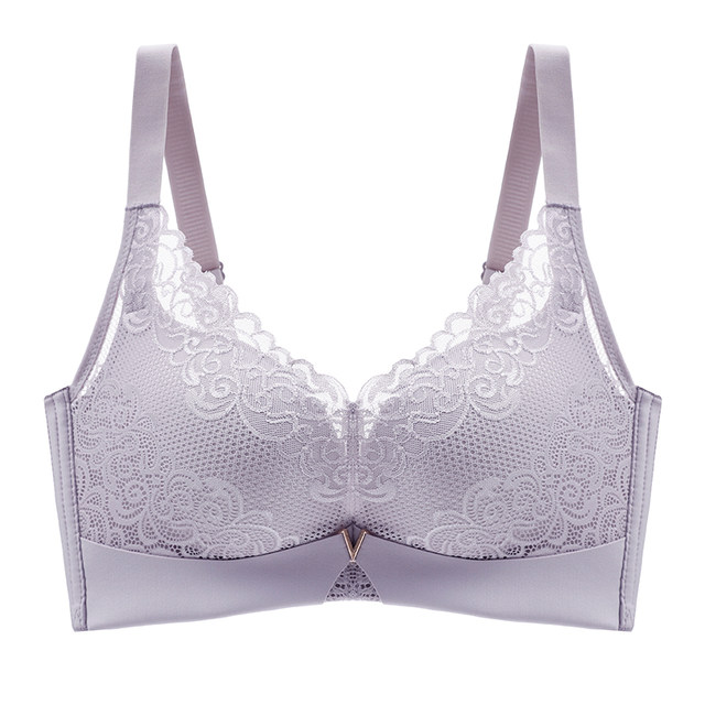 Liang pretty gathered underwear female bras set without steel ring ...