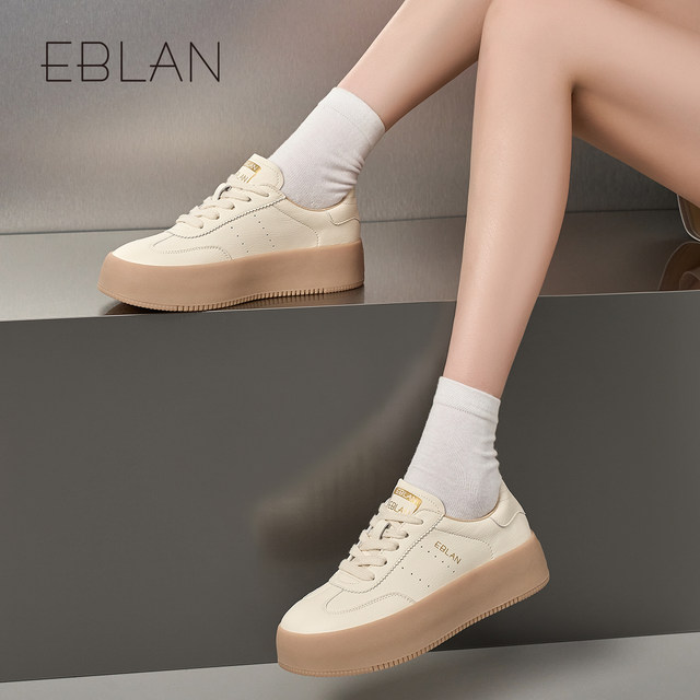 Eblan/Yidan thick bottom height board shoes 2025 spring new fashion ...