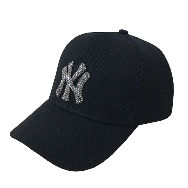 Hat Women's Korean Style Trendy Diamond Baseball Cap Men's Fashion ...