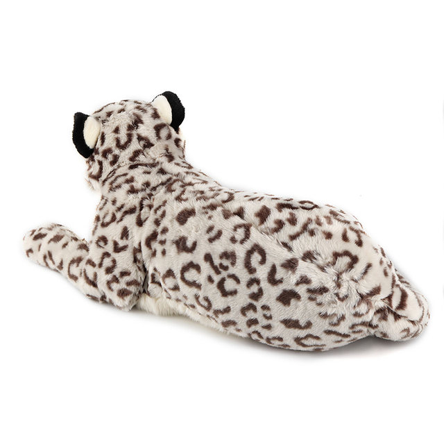 Plush toy snow leopard doll simulation cute cute leopard doll boy and ...