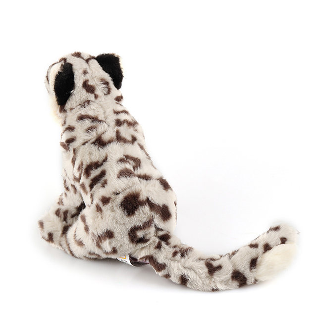 Plush toy snow leopard doll simulation cute cute leopard doll boy and ...