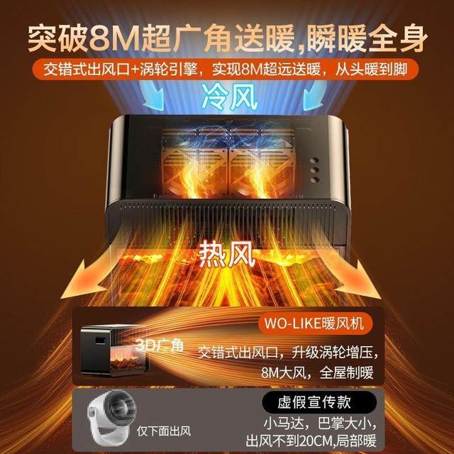 Humidification heater electric heater home whole house fast heating ...