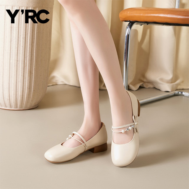 YRC gentle wind shallow mouth Mary Jane shoes for women 2025 spring new ...