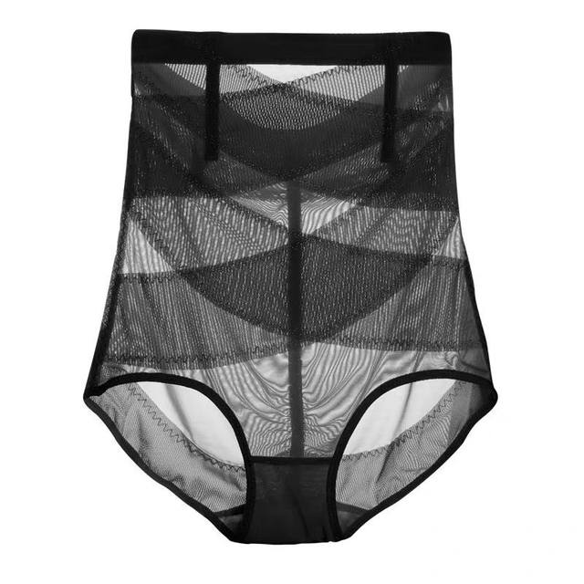 High-waisted mesh tummy control pants for postpartum body shaping ...