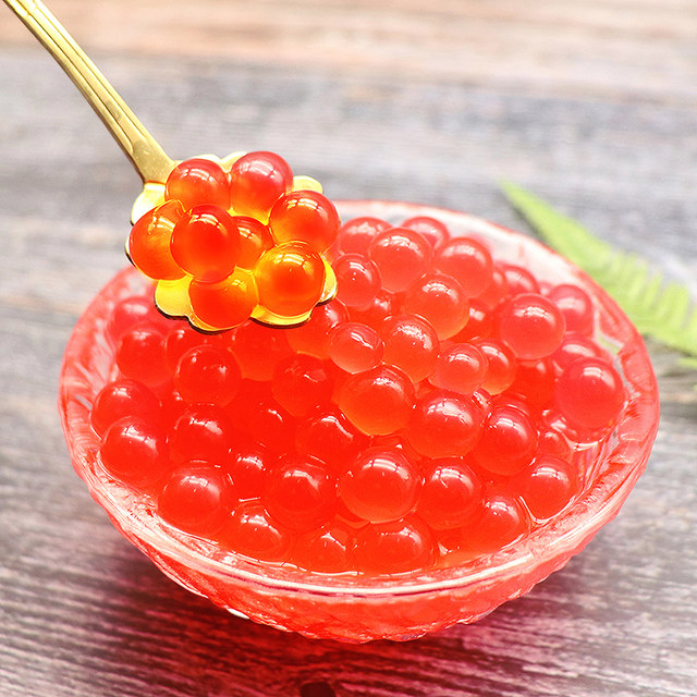 Multi-flavor popping pearls, popping eggs, pearl milk tea ingredients ...