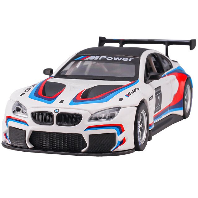 Caibo BMW M6 GT Racing Sports Car Alloy Car Model Boy Metal Toy Car ...
