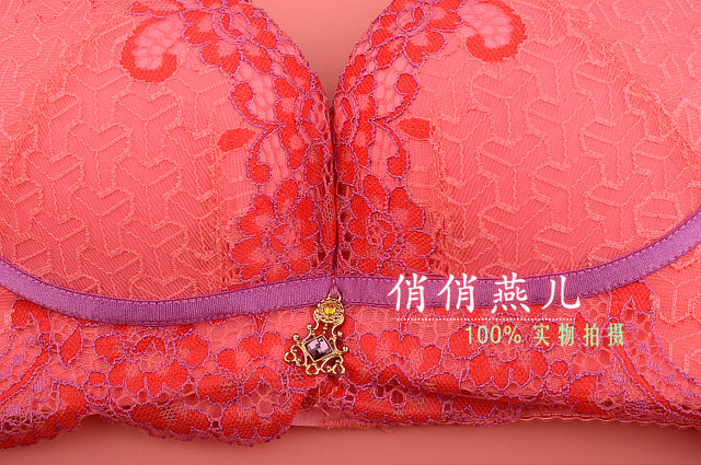 Mesithless steel rim bra, FA0035 underwear graceful flowers side ...