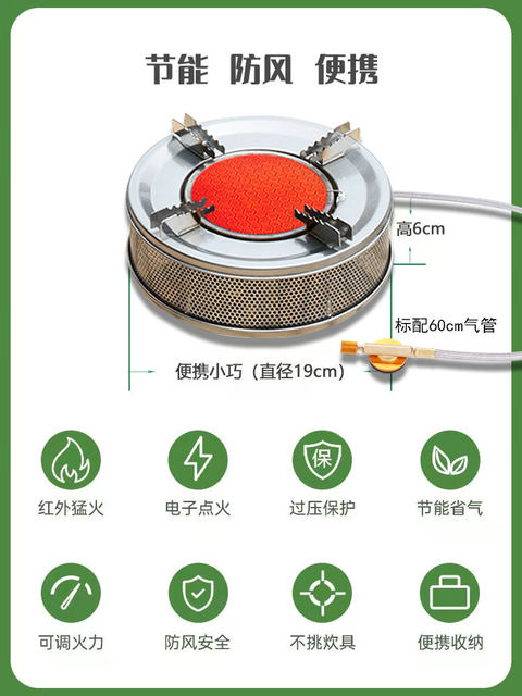 Outdoor dew furnace furnace wild camps portable gas furnace card type ...