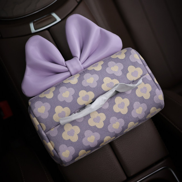 Violet Car Tissue Box Car Hanging Tissue Box Car Tissue Bag Creative ...