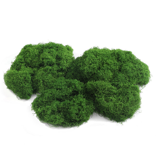 Simulated moss turf landscaping bionic fake moss micro landscape layout ...