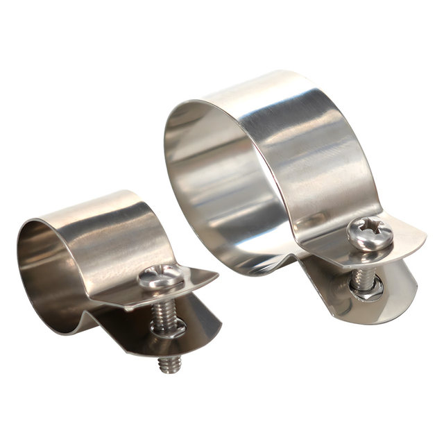 304 stainless steel ohm grounding clamp pipe clamp riding clamp bracket ...