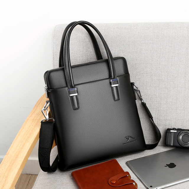 Baoyi Kangaroo Men's Bags Business Men's Piring Packet Pack Hand with a ...
