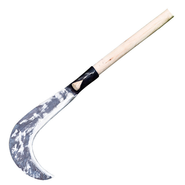 Jiuge manganese steel forged one-piece sickle, long handle pruning and ...