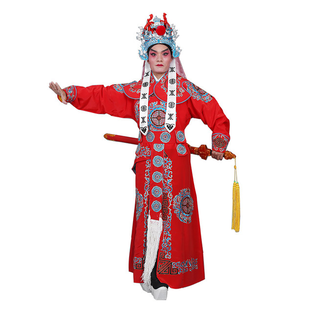 Opera clothing Peking Opera Yue Drama Da Wusheng Flower Sword Clothing ...